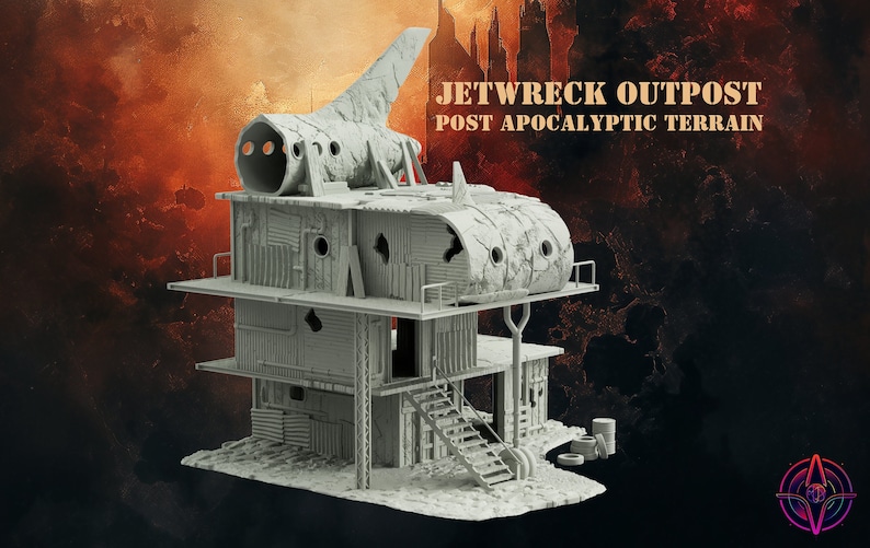 Jetwreck Outpost | Apocalyptic Terrain Collection | 28mm - Etsy