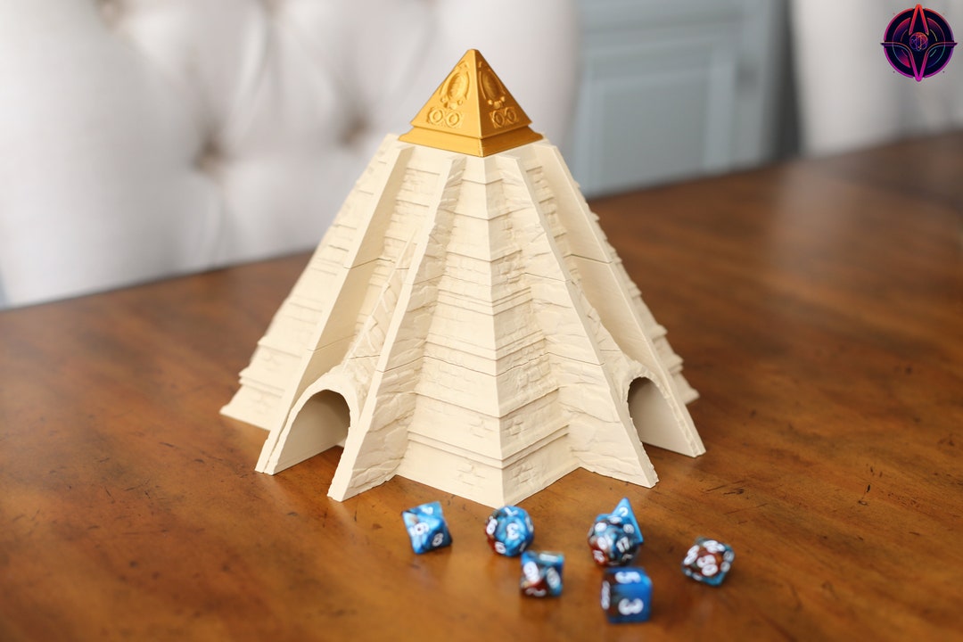 Fantasy Wizard Pyramid Dice Towers Collection | Egyptian Dice Tower ...