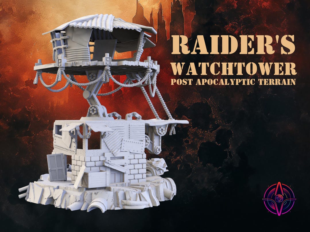 Raider's Watchtower | Apocalyptic Terrain Collection | 28mm - Etsy