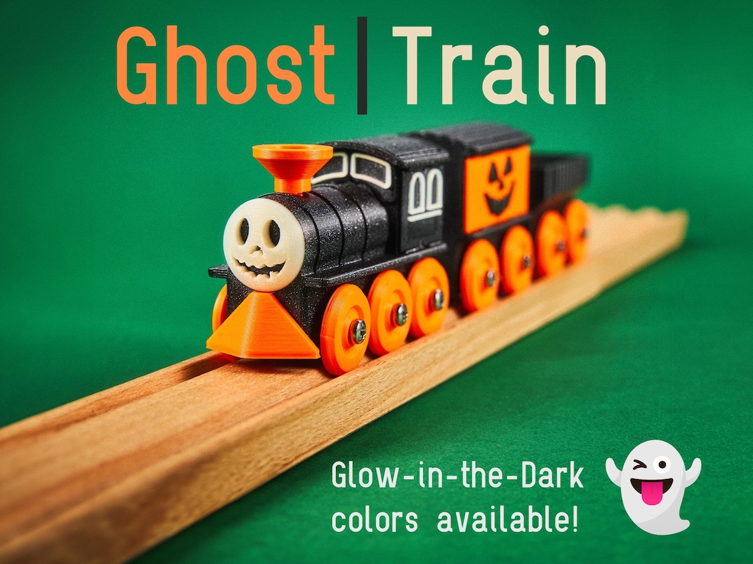 Jolly Ghost Train | Ages 14+ | 3D Printed | Glow Train | BRIO Railway ...