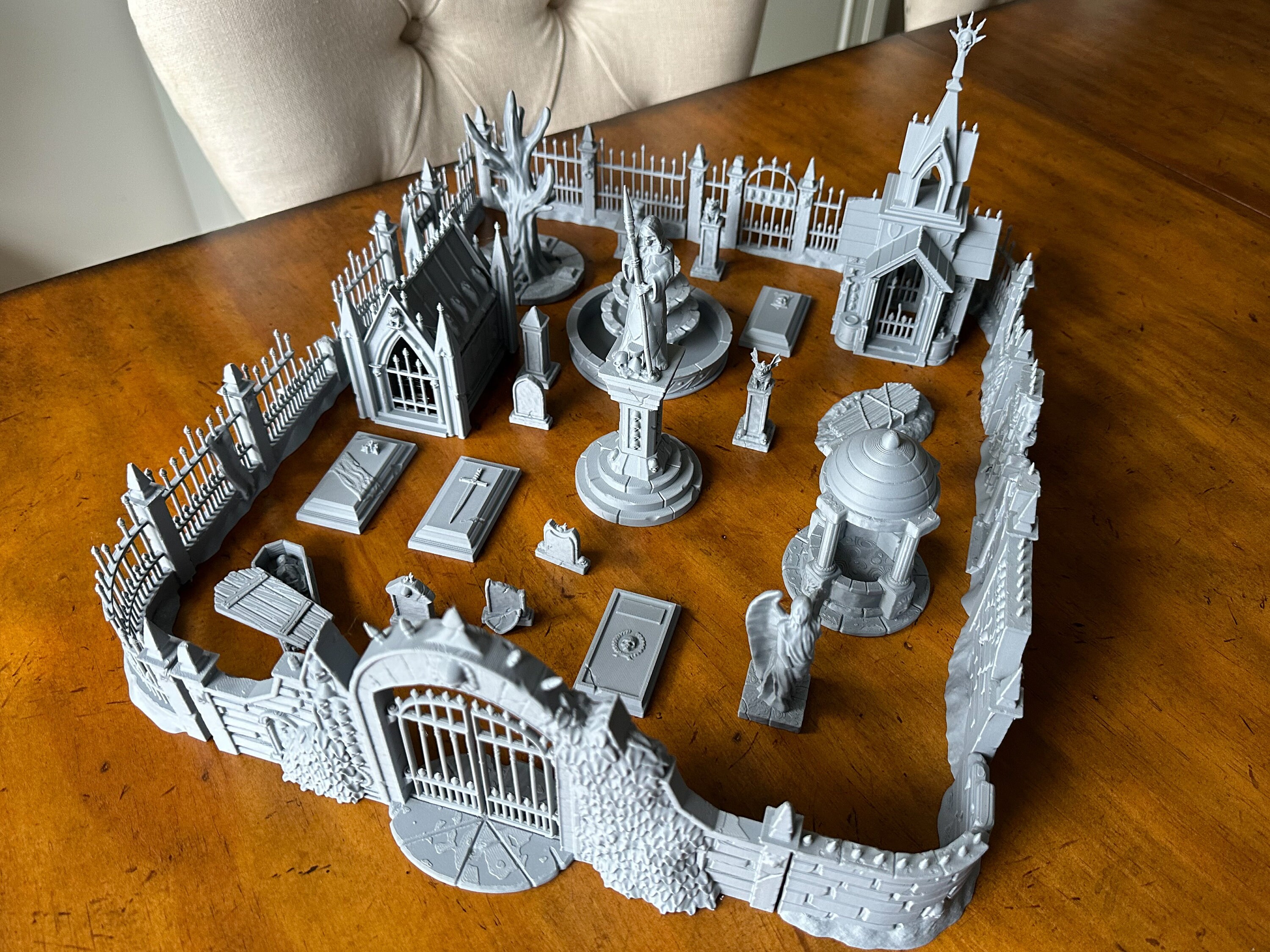 The Ancient Graveyard Tabletop Terrain DND 28mm Terrain - Etsy