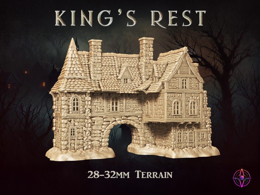 The King’s Rest | 28-32mm Terrain | Dnd | Playable Floors | Sculpted ...