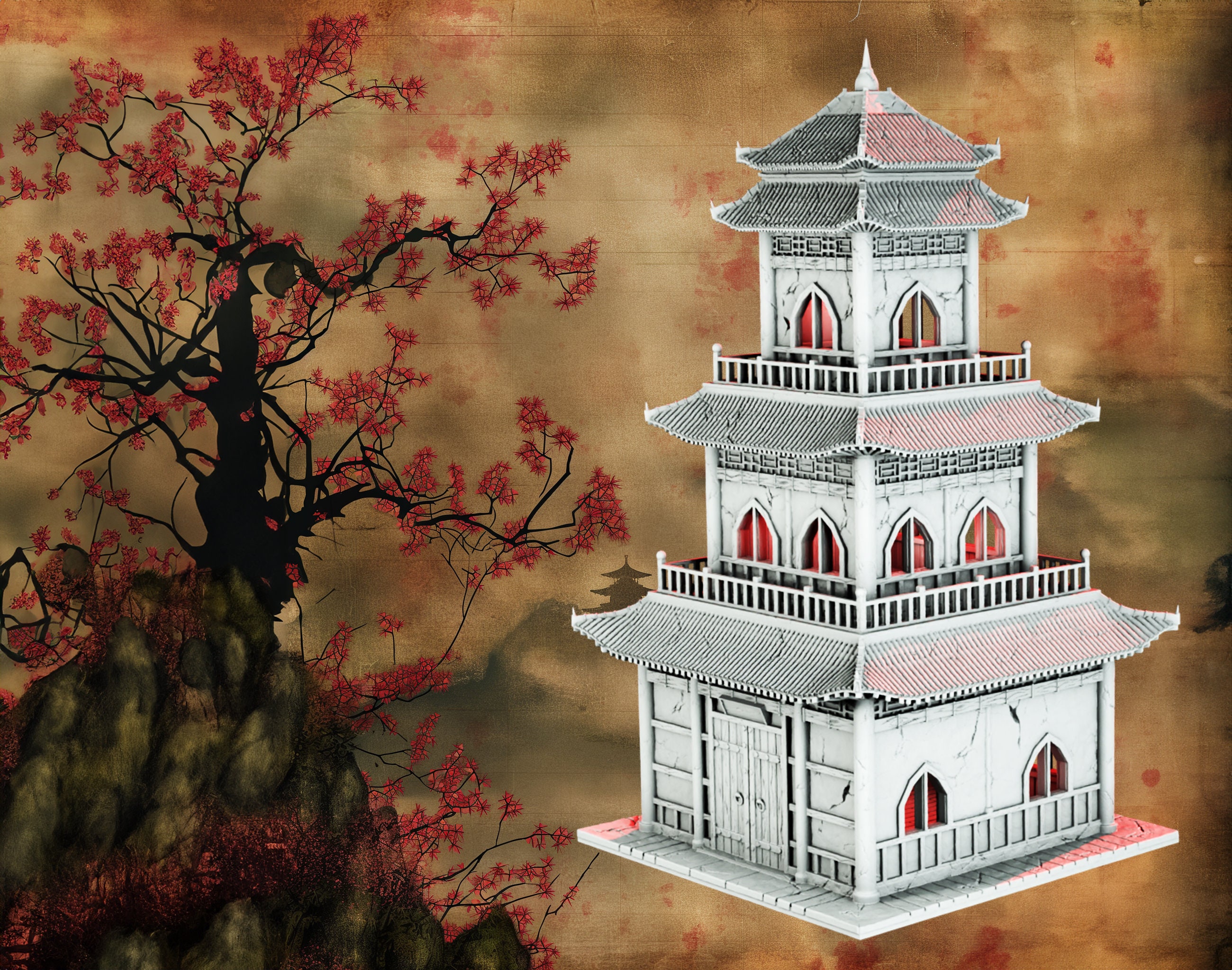 Morino Kakurega Japanese House (STL Files) - Etsy