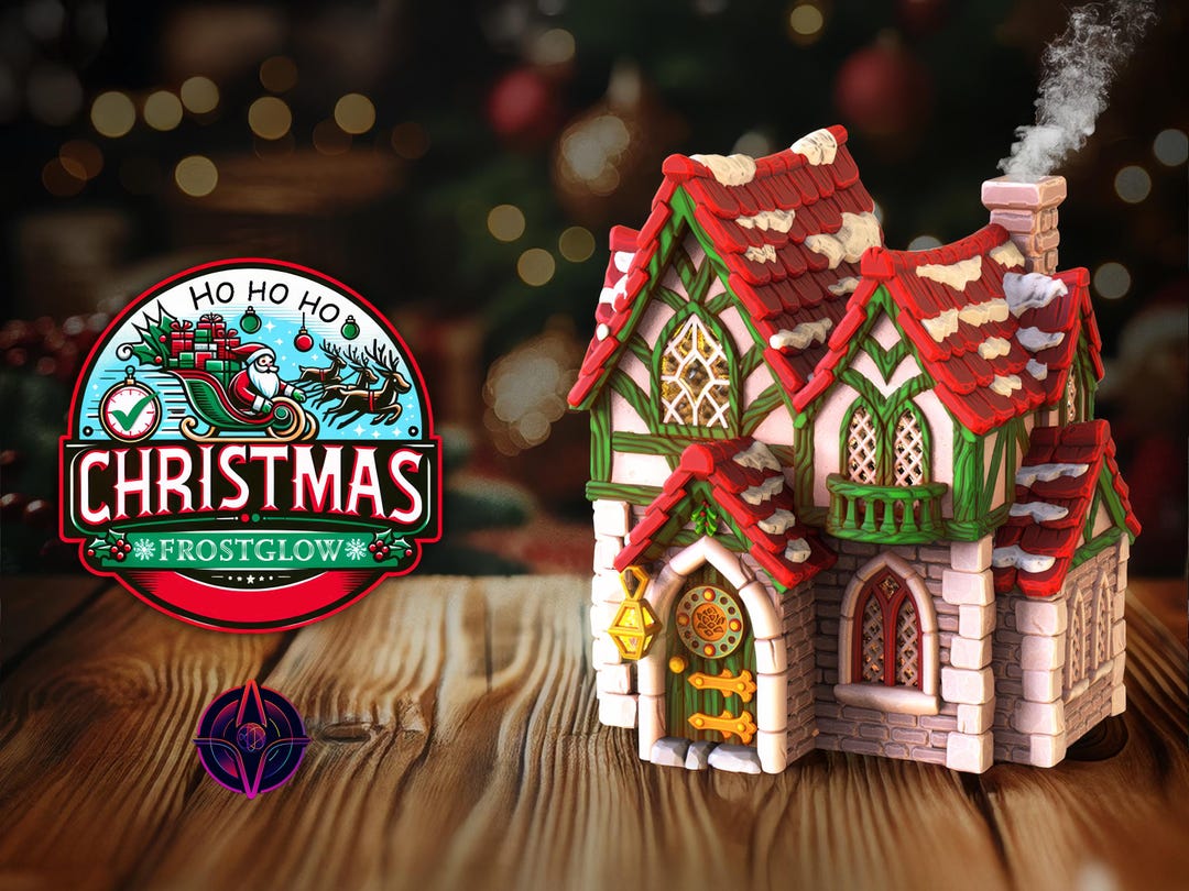 Frost Glow Terrain | 3D Printed | Christmas Terrain | Unpainted - Etsy