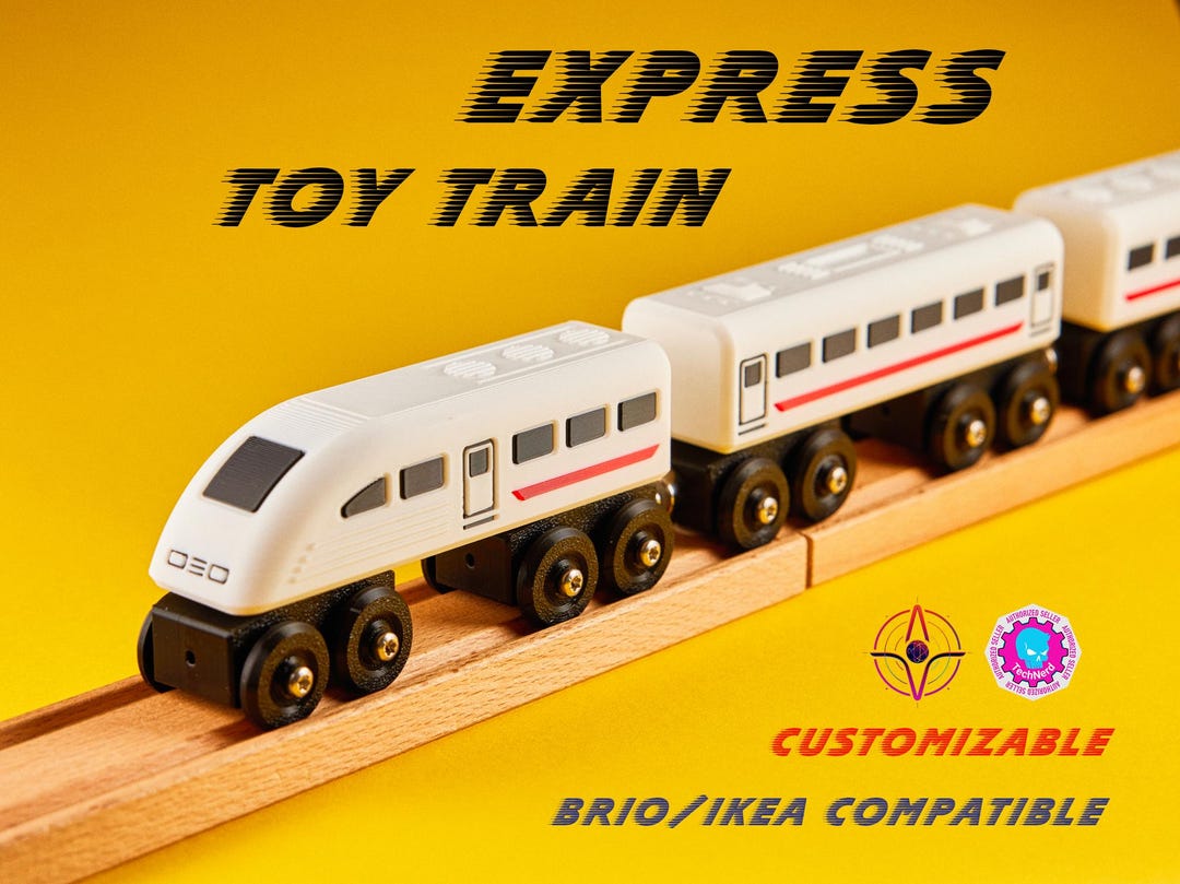 Express Toy Train | Ages 14+| 3D Printed | Party Favors | BRIO Railway ...