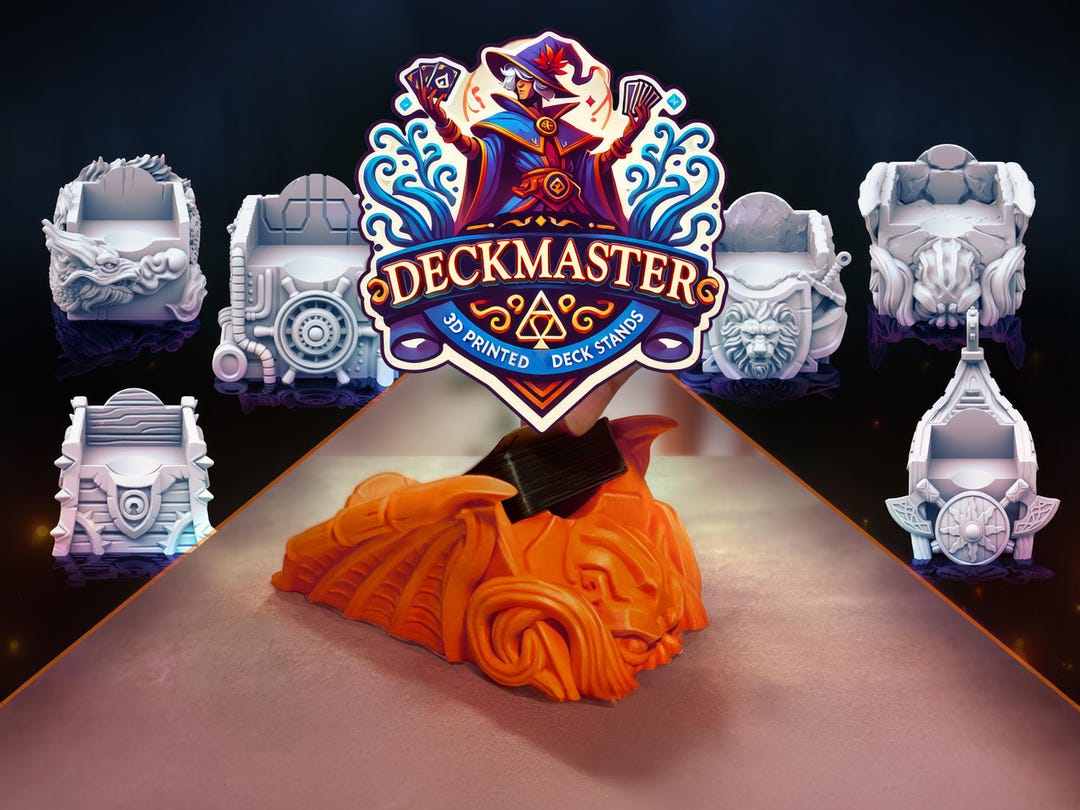 Deckmaster | Deck Stands | 3D Printed | Stand for Card Games - Etsy