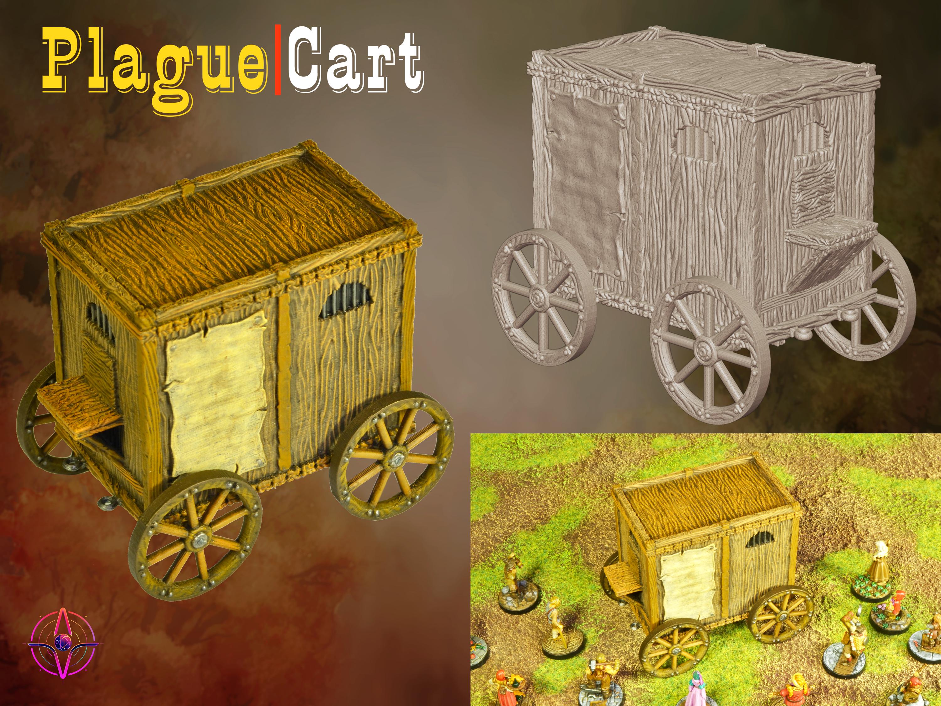 The Caravans | Unpainted | 3D Printed | 32-35mm Terrain Tabletop ...