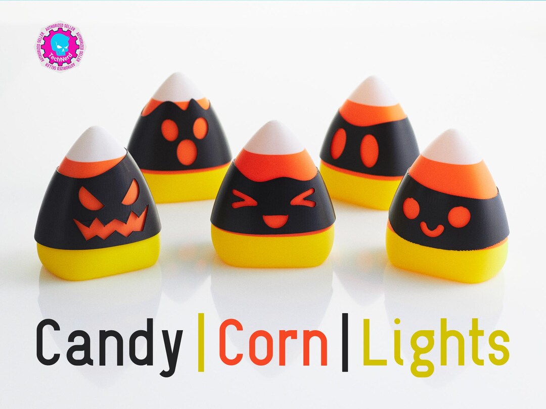 Cute Candy Corn Lights | Onigiri Lights | Halloween Lights | RGB or ...