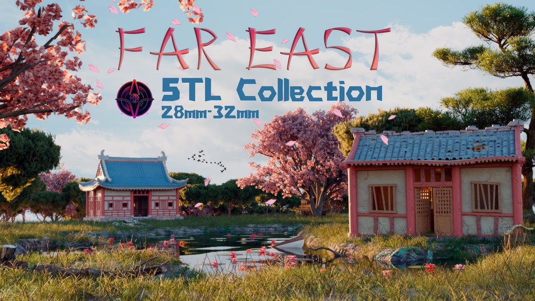 Far East Collection (digital STL Files) | Chinese Architecture | 3D ...