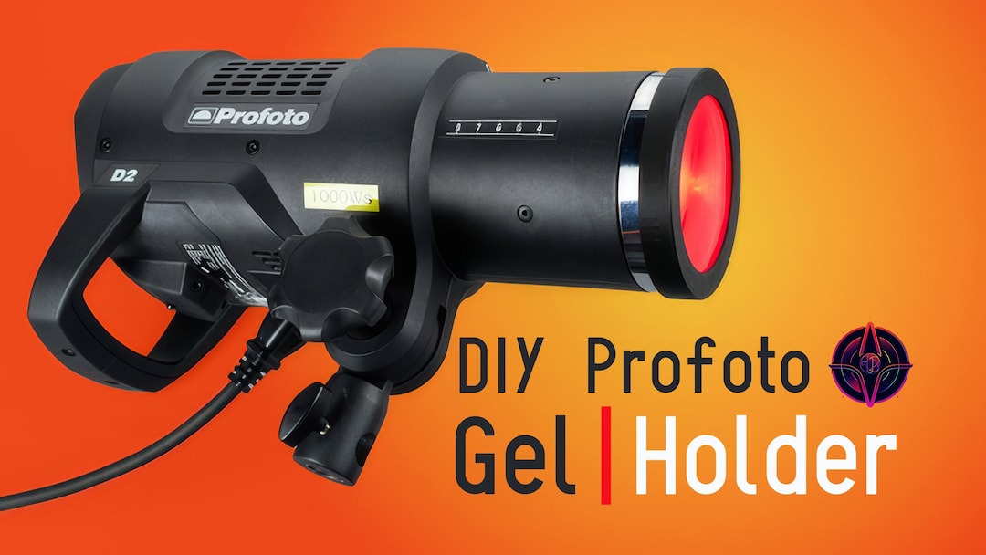 DIY Profoto Gel Holder V2 | Flash Filter | Compatible With Profoto D1 ...