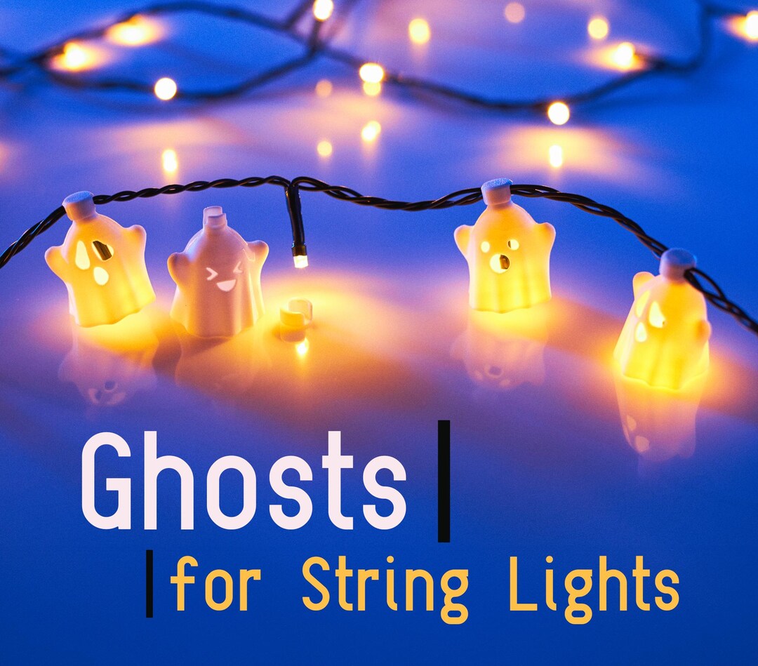 Cute Ghosts for String or Fairy Lights | Halloween Lights | String ...