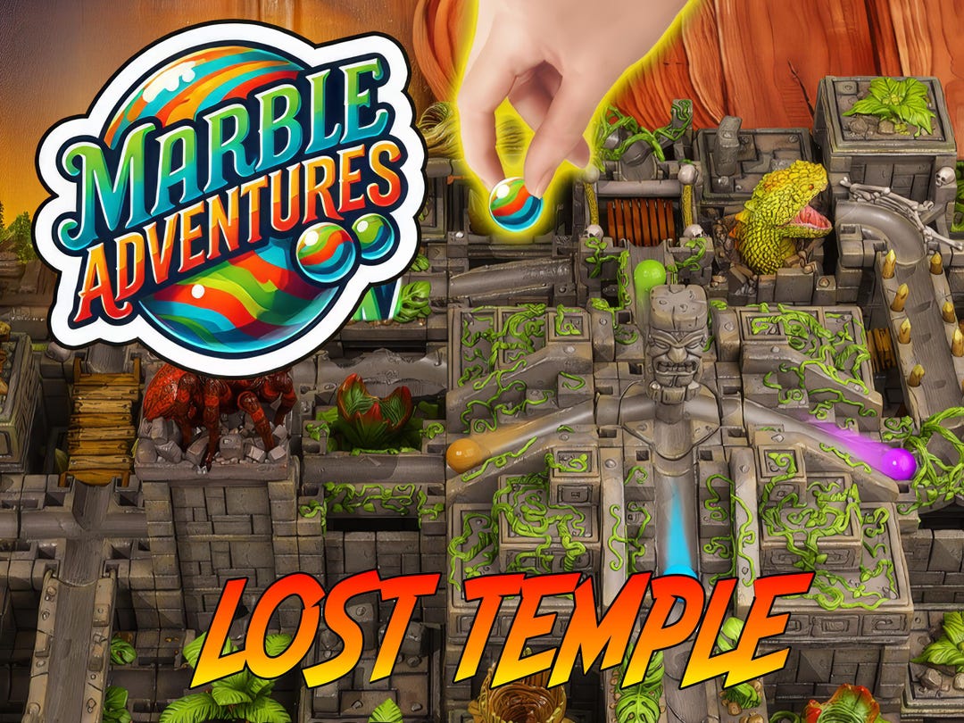 Lost Temple | Marble Adventures | Marble Run | Unpainted | Modular Toy ...