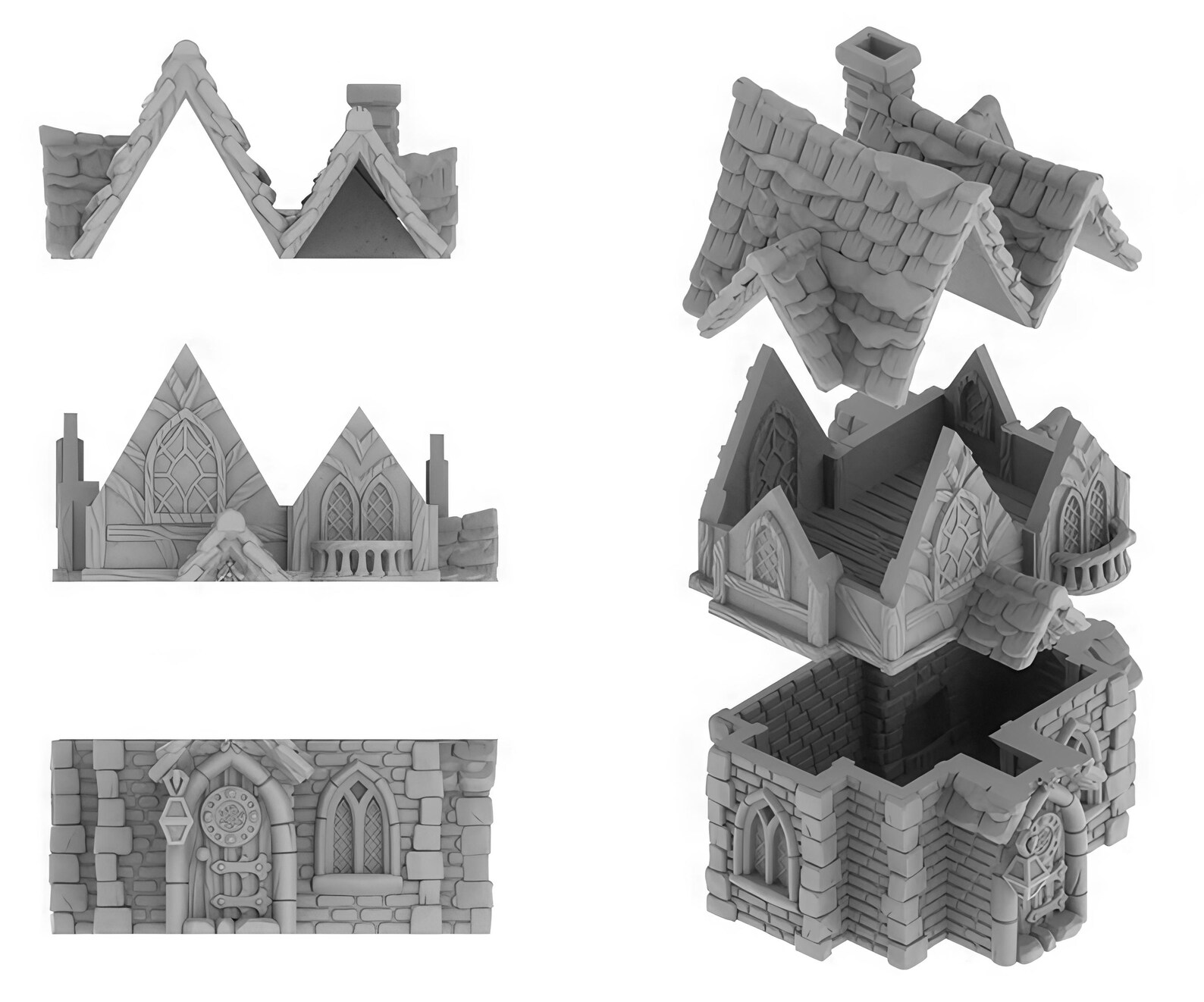 Frost Glow Terrain | 3D Printed | Christmas Terrain | Unpainted - Etsy