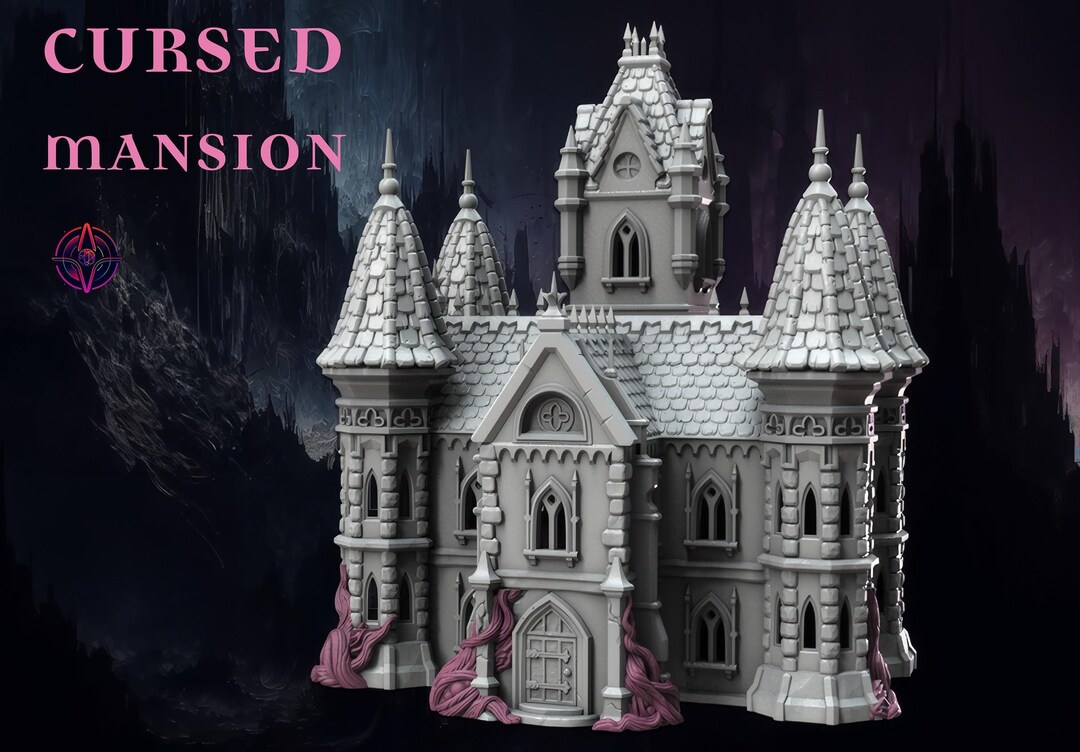 Cursed Mansion | 28mm | 32 Mm | Wargaming & Tabletop RPG | Detailed ...