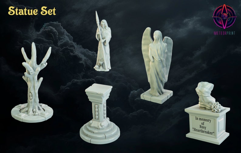 The Ancient Graveyard | Tabletop Terrain | DND | 28mm Terrain - Etsy