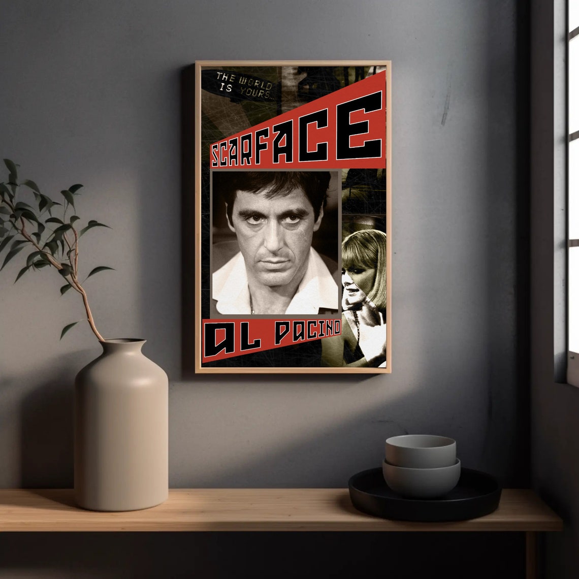 The Scarface Constructivism Style , 11x16", FHD Wall Decor Wall ...