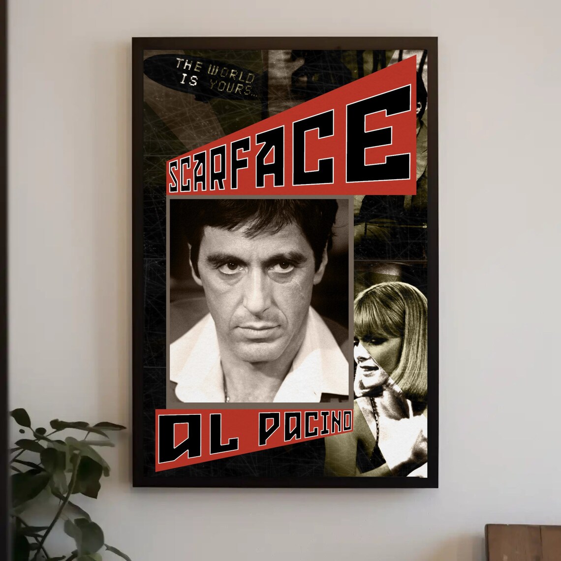 The Scarface Constructivism Style , 11x16", FHD Wall Decor Wall ...