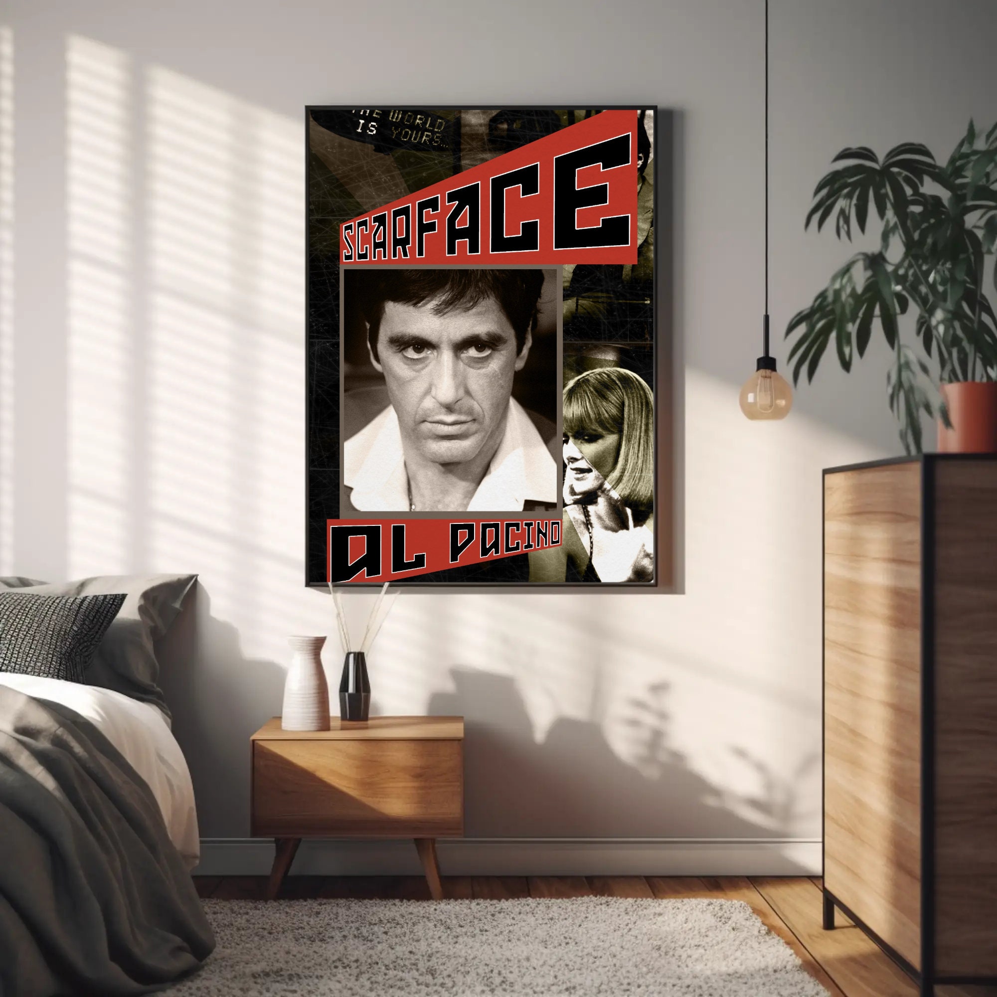 The Scarface Constructivism Style , 11x16", FHD Wall Decor Wall ...