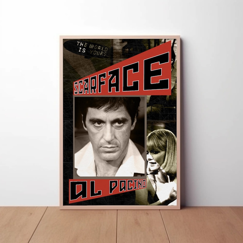 The Scarface Constructivism Style , 11x16", FHD Wall Decor Wall ...
