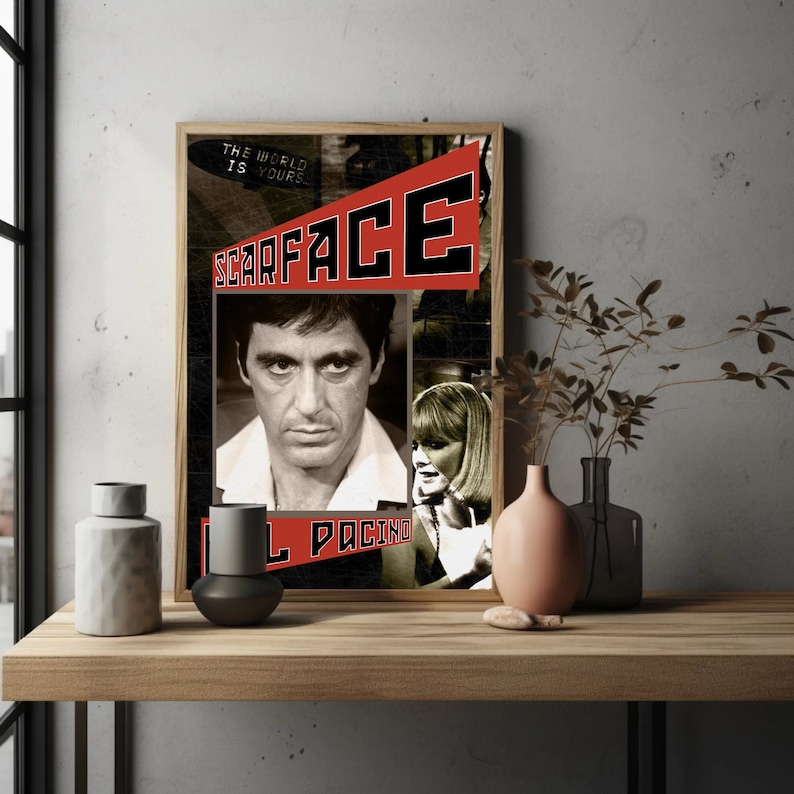 The Scarface Constructivism Style , 11x16", FHD Wall Decor Wall ...