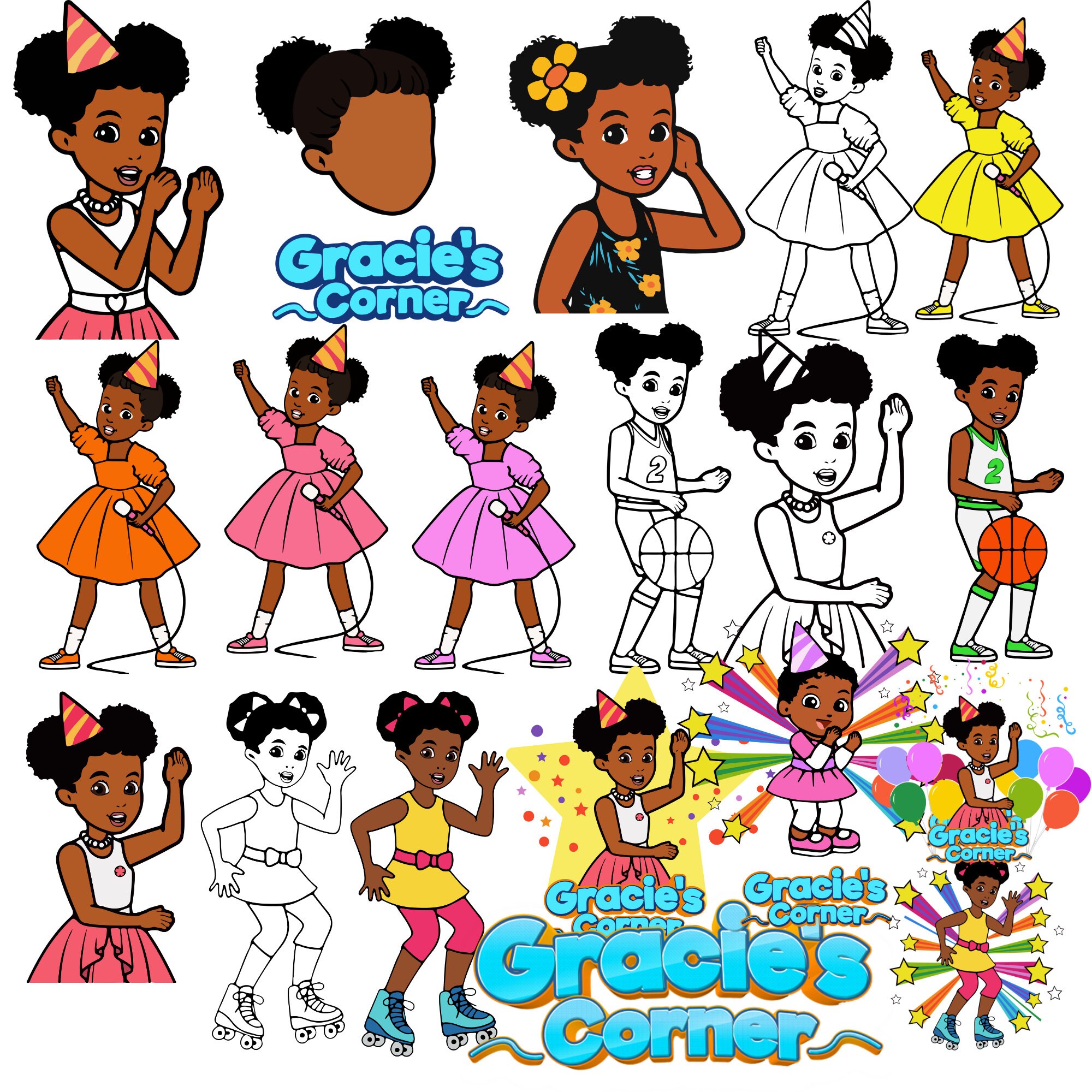 270 Gracie Corner and Friends Svg, Gracie Corner SVG, Gracie Corner ...