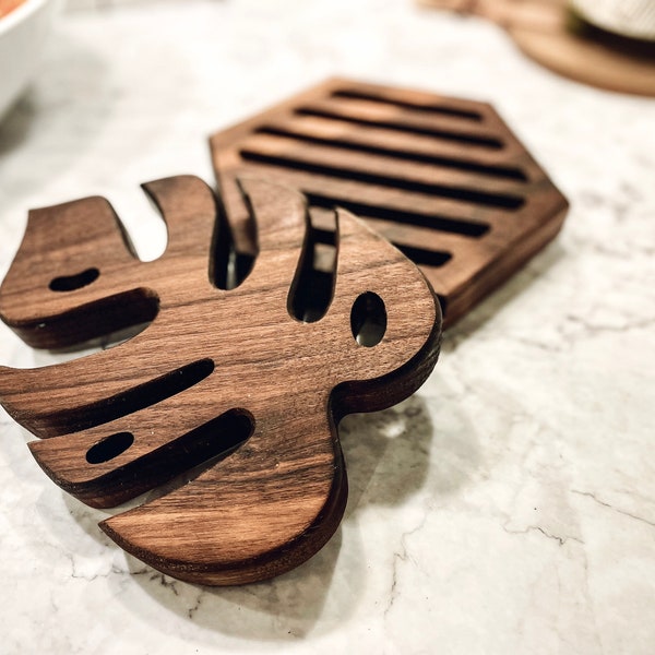 Wooden Pot Holder - Etsy