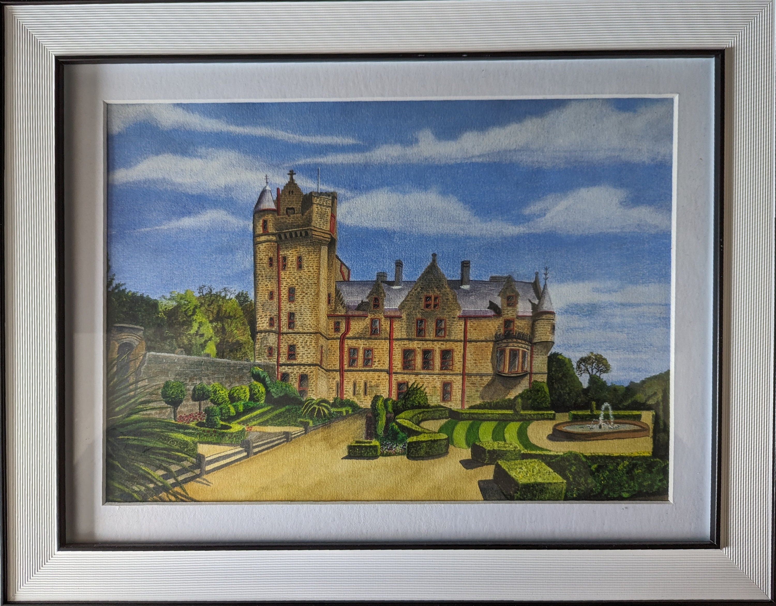 Belfast Castle. A4 Watercolour Print. Irish Castle - Etsy