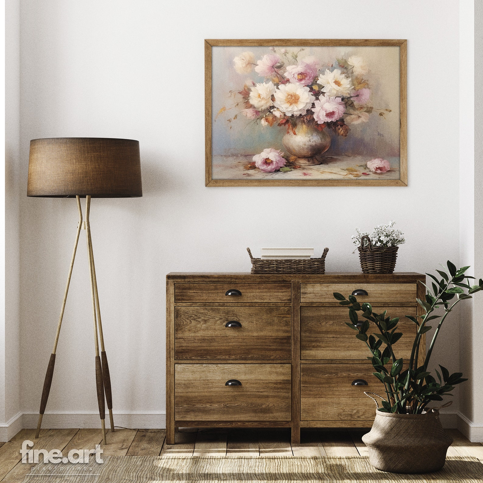 Spring Flowers Vintage Oil Painting Art Decor Home Decoration Oil ...