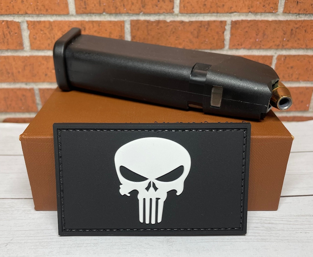 Punisher PVC Patch - Tactical Morale Skull Patch - Punisher Patch Hook ...