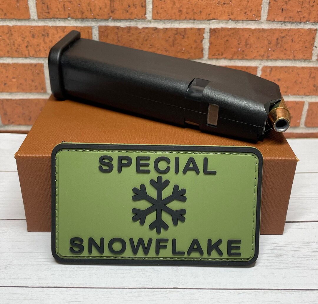 Morale Patch - Special Snowflake PVC Patch - Hook Backed Morale Gun ...