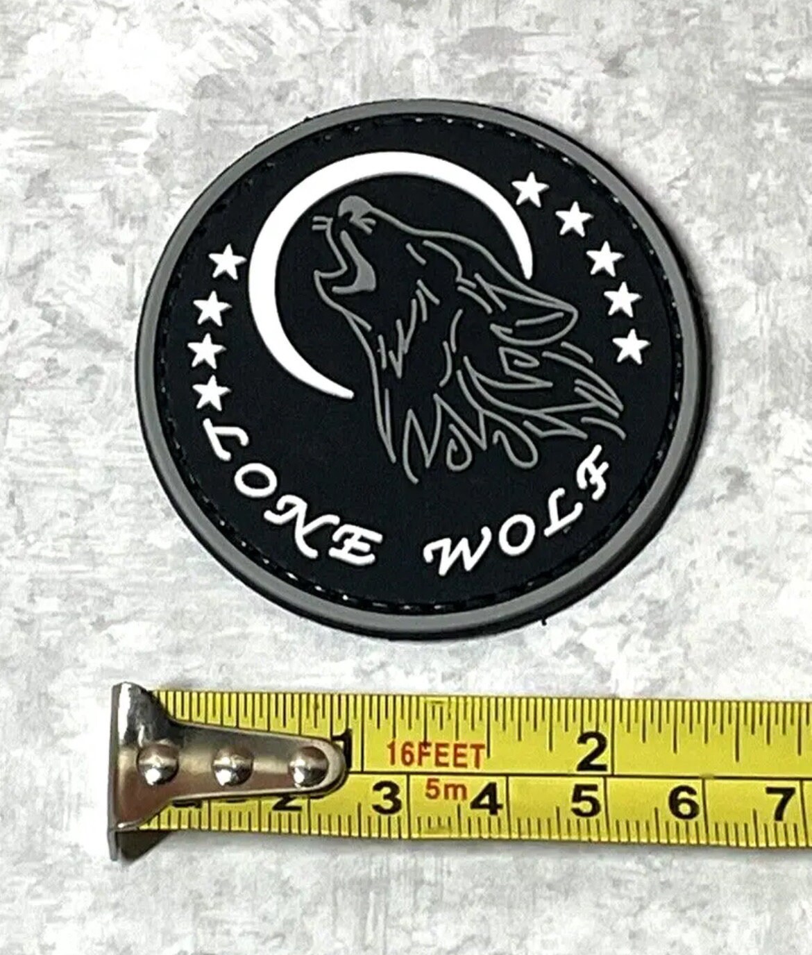 Tactical Lone Wolf Patch, PVC Wolf Morale Military Rubber Gun PVC Patch Hook Backed - Etsy