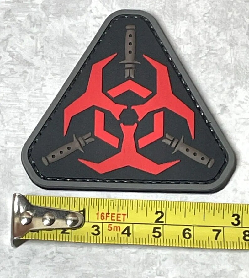 Biohazard PVC Patch Tactical Morale Resident Evil Knives Biohazard Patch - Etsy