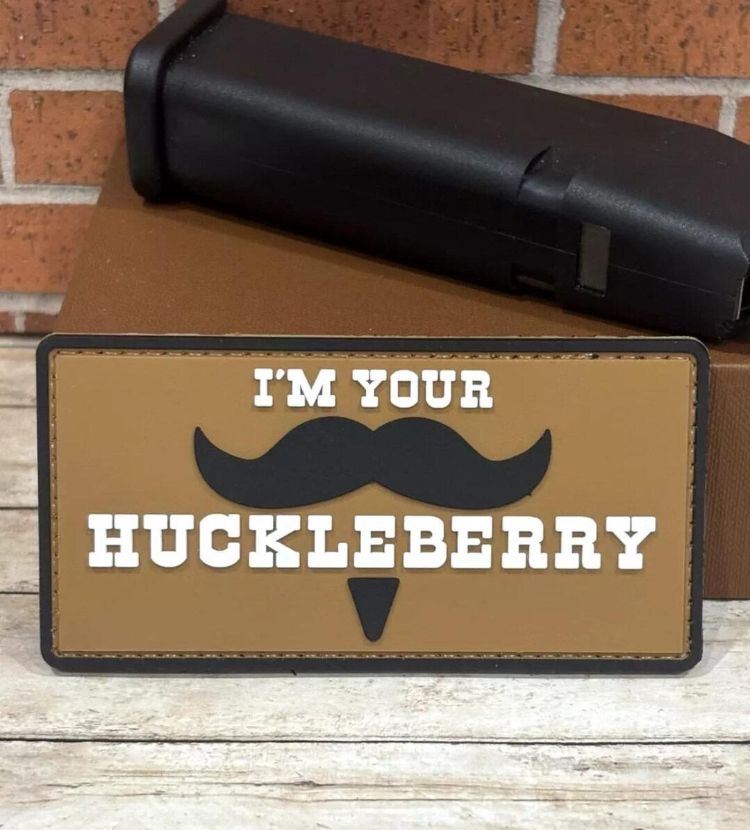 I'm Your Huckleberry PVC Gun Patch - Tactical Morale Tombstone Rubber ...