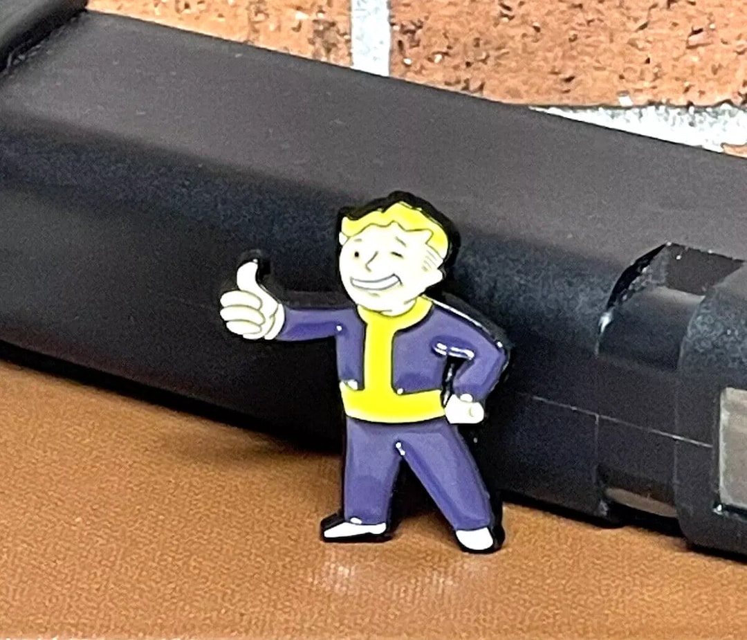 Vault Boy Pin - Enamel Fallout Pin - Tactical Morale Pin - Vault-tec ...