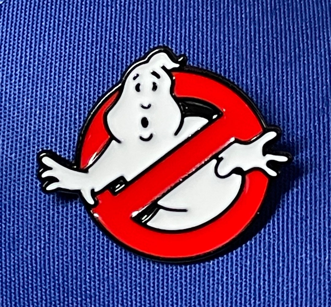 Ghostbuster Pin - Enamel Ghost Pin - Enamel Movie Pin - Tactical Morale ...