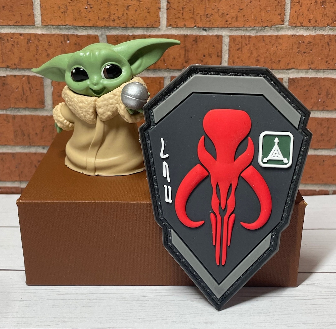 Mandalorian Patch - Boba Fett Bounty Hunter PVC Patch - Hook Backed Tactical Morale Patch - Etsy