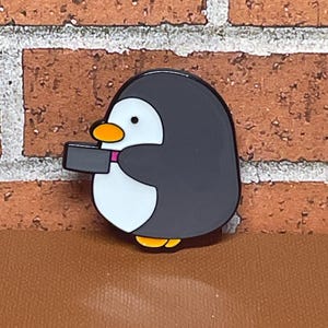 Duck With Knife Pin - Enamel Penguin With Knife Pin - Tactical Morale ...