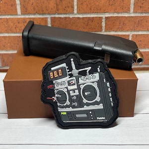 Delorean Radio Controller PVC Patch - 88MPH Rubber Back to the Future Patch, Hook and Loop - Etsy