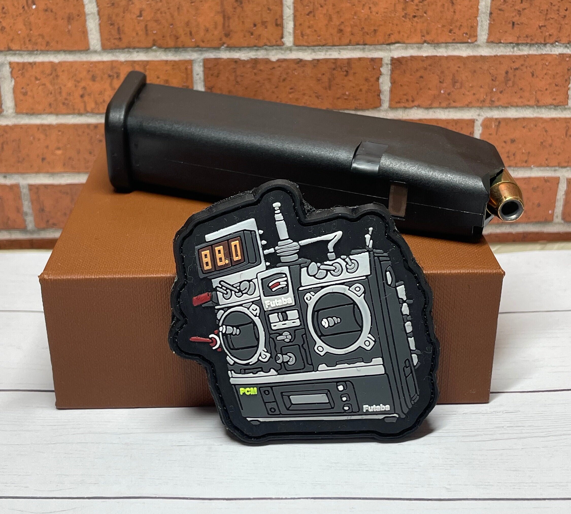 Delorean Radio Controller PVC Patch 88MPH Rubber Back to the Future ...