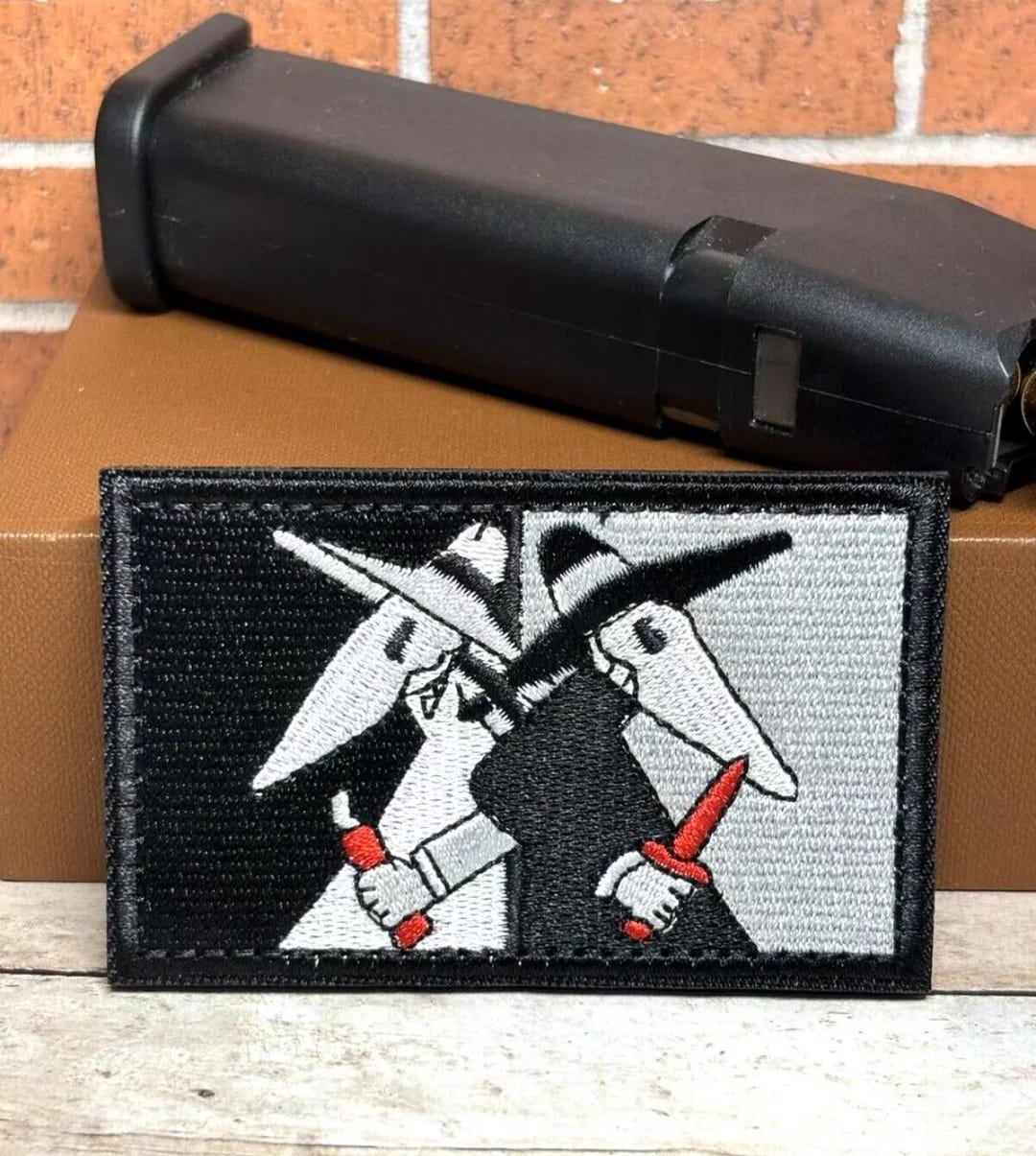 Spy Vs Spy Patch - Tactical Morale Patch - Embroidered Arcade Retro Spy ...