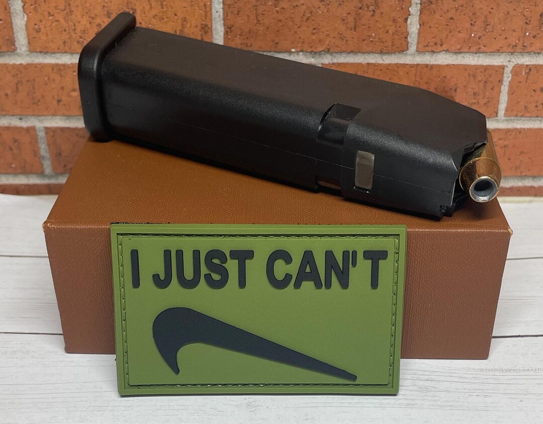 PVC Tactical Patch Tactical Morale I Just Can't Patch Rubber Funny Gun ...