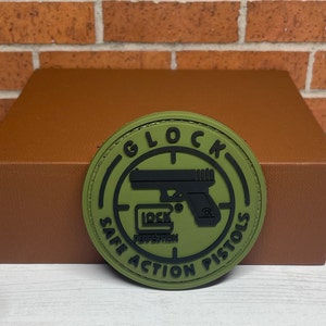 PVC Gun Patch - Tactical Morale Patch - Handgun Hook Backed Pistol ...