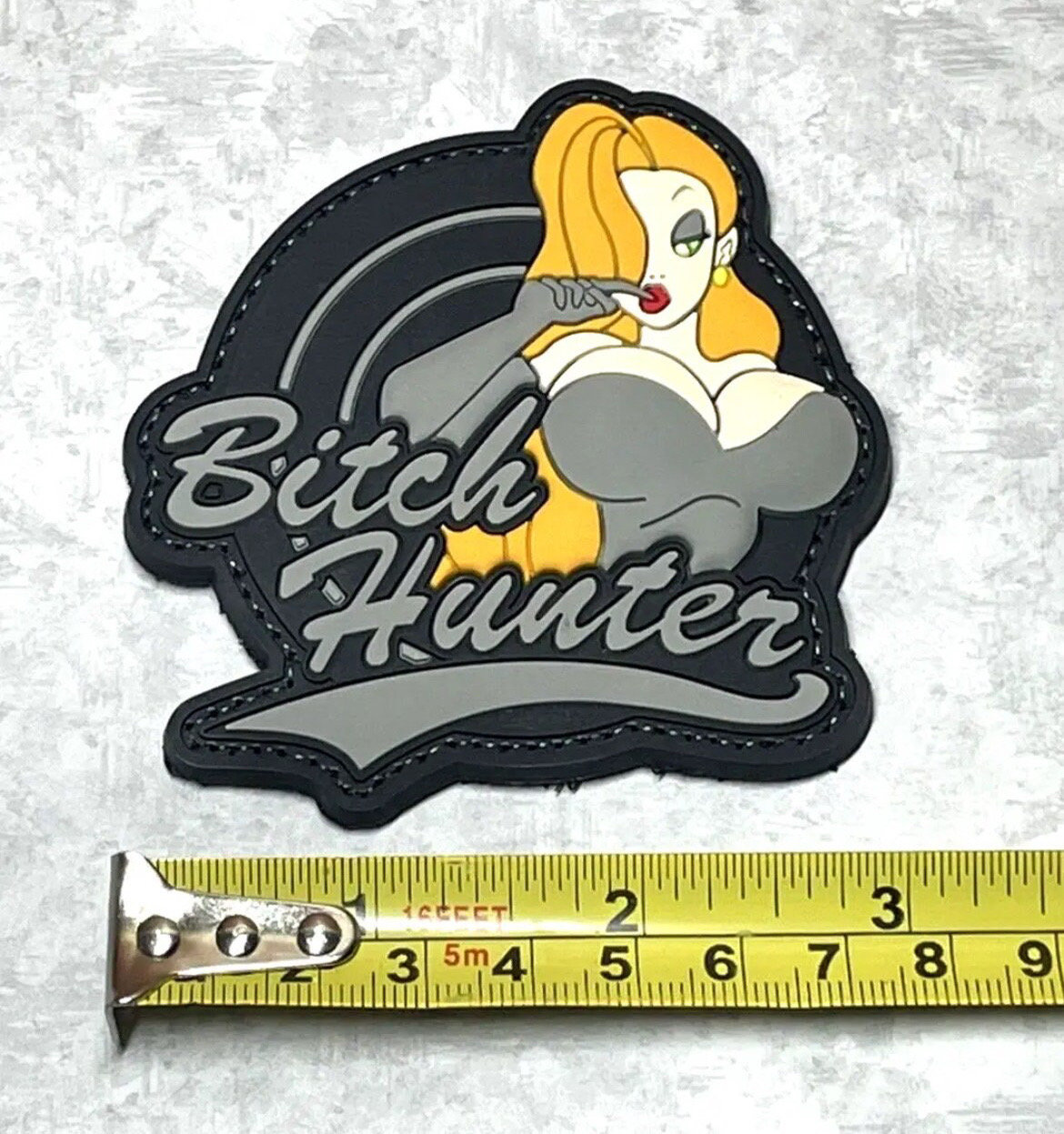3D Bitch Hunter PVC Patch Tactical Morale Hook Backed Rubber Gun Patch - Etsy