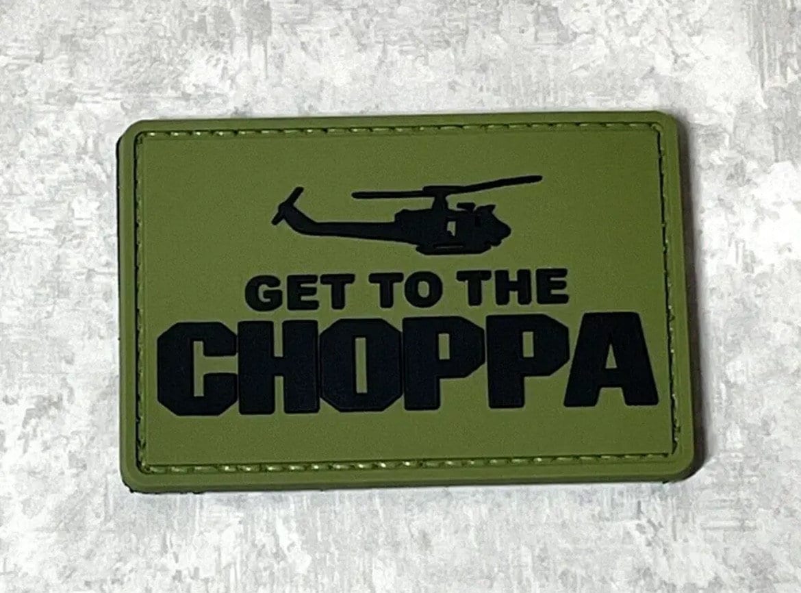 Get to the Choppa Tactical PVC Patch - Morale Helicopter Army Predator ...