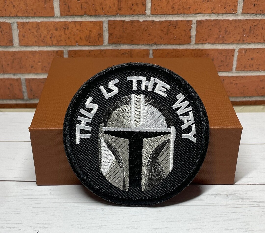 Bounty Hunter Patch - Tactical Mandalorian This is the Way Patch Embroidered Hook and Loop - Etsy