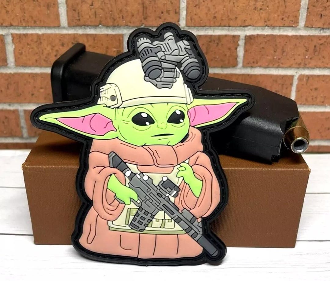 PVC Tactical Patch - Assault Rifle Patch - Baby Military Gun Morale ...