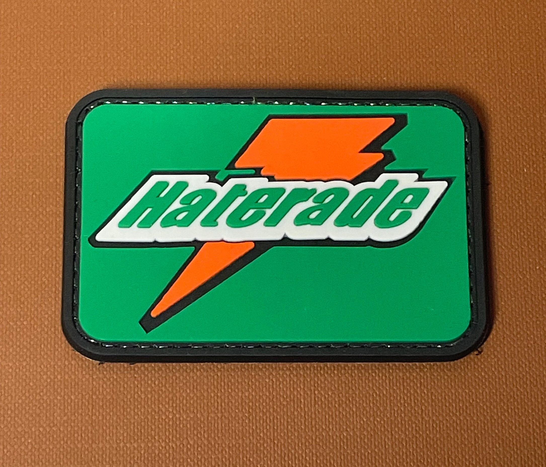 PVC Tactical Patch Tactical Morale Haterade Patch Rubber Gun Haterade ...