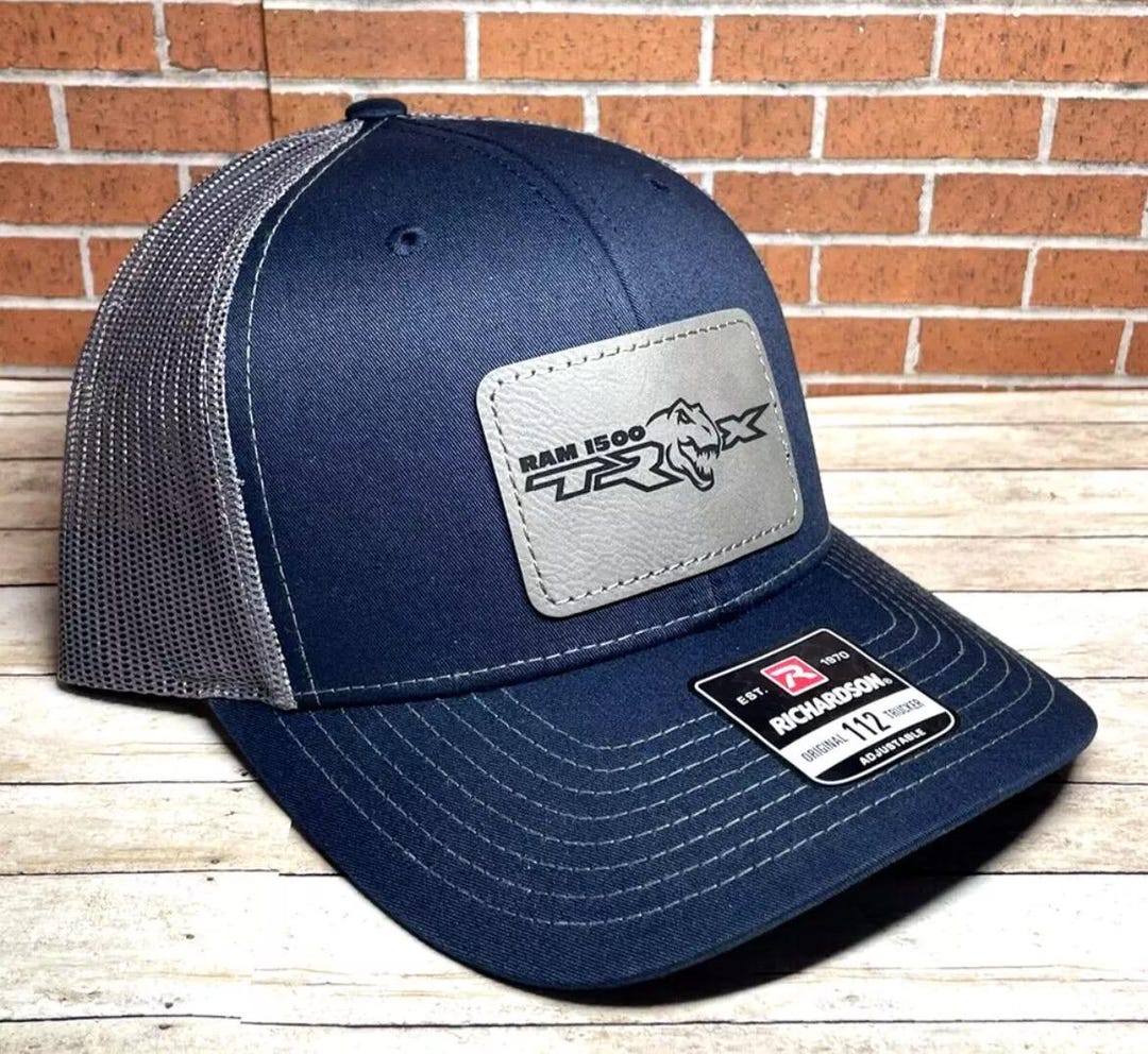 Richardson 112 TRX Hat Ram Custom Leatherette TRX Patch Hat Racing Hat ...