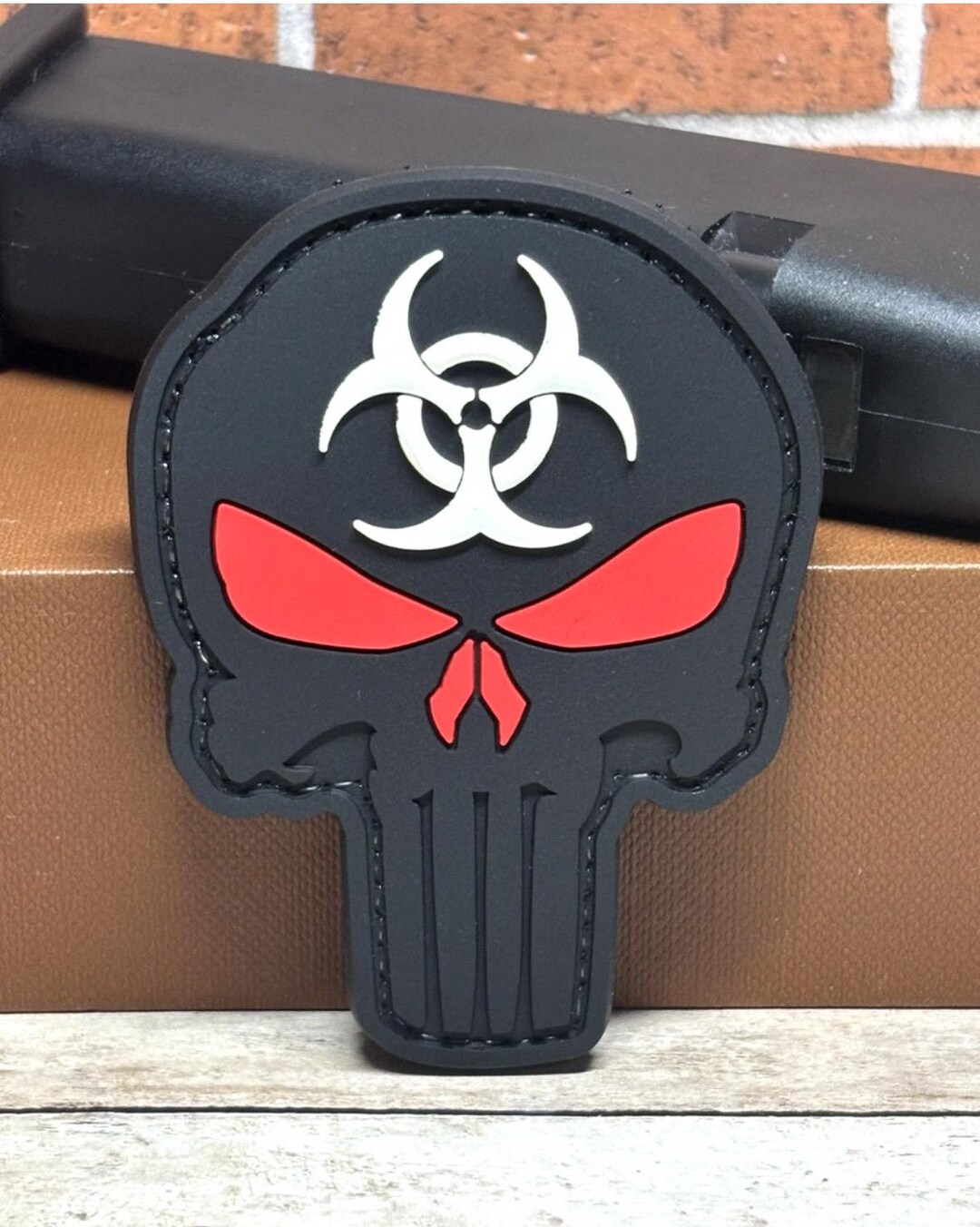 Punisher Skull PVC Patch: Tactical Morale, Hook and Loop Backing - Etsy