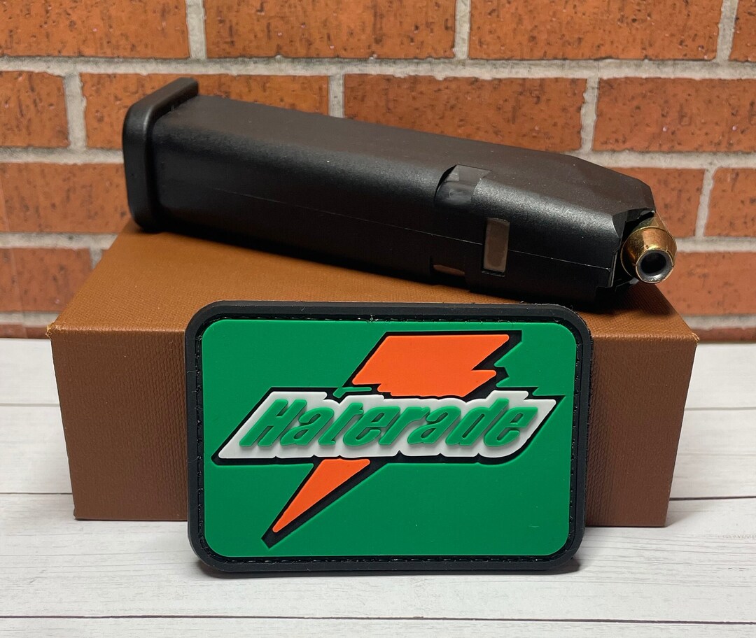 PVC Tactical Patch - Tactical Morale Haterade Patch - Rubber Gun ...